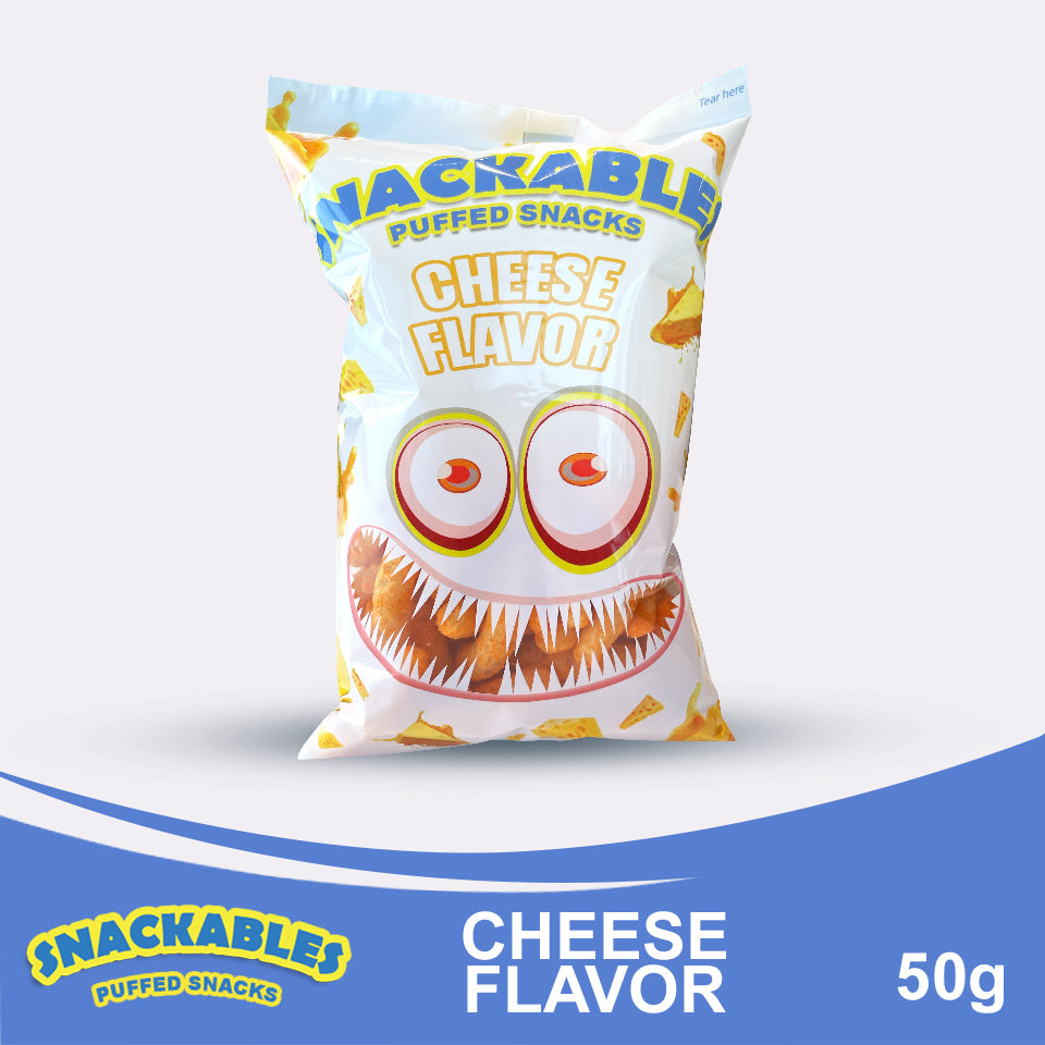 Snackables Puffed Snacks Cheese 50g – Lafil Mall